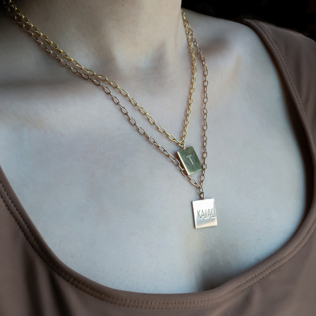 Personalised Necklaces | 925 Silver & Gold Plated | AJJ