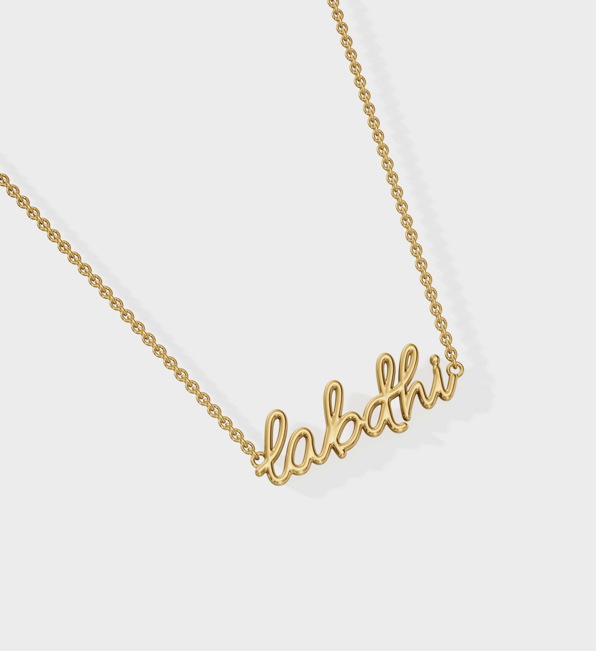 Cursive Name Necklace- Demi Fine Necklace | Anushka Jain Jewellery